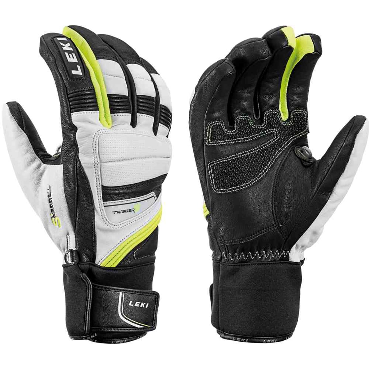 LEKI GRIFFIN PRIME S White/Black/Yellow - lyži | VeredaSport.sk
